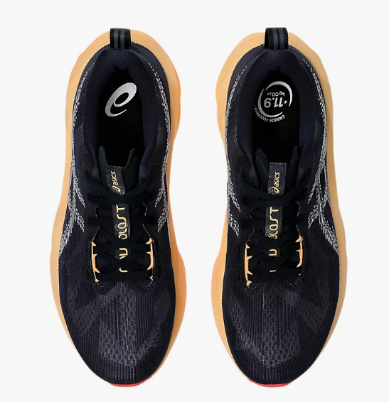 ASICS NOVABLAST 5 WiDE - MIDNIGHT/ORANGE GLOW